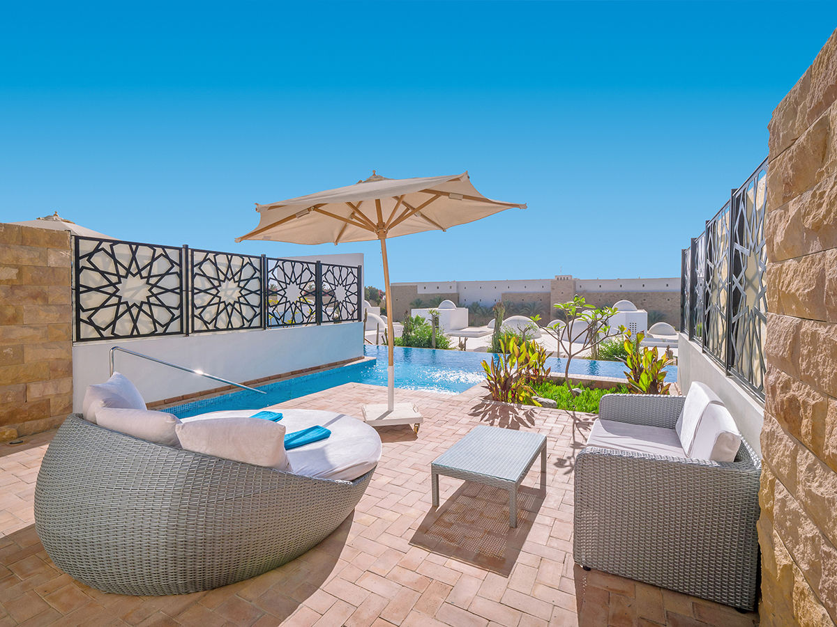 Villa mit Poolzugang im 4* Fort Arabesque Resort in Ägypten